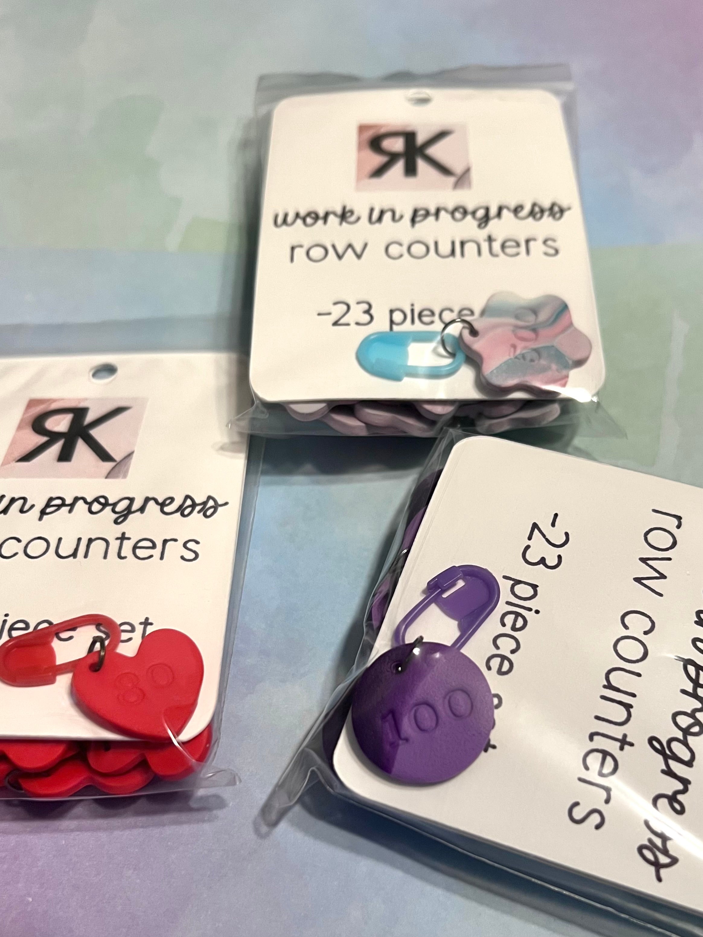 WIP Row Counters - 23 pc – Never Enough Stitches